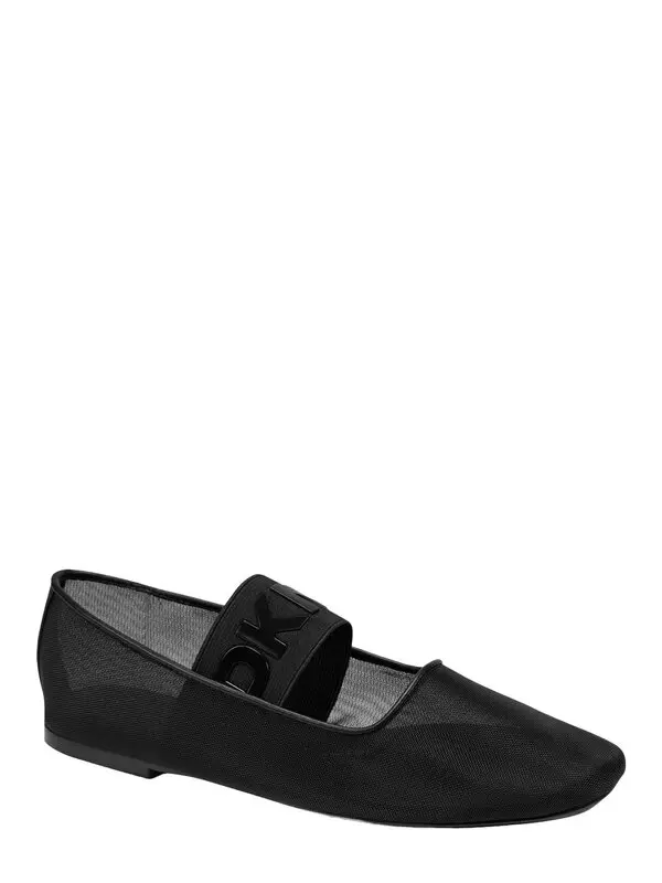 Dkny Dace Mesh Ballet Flat - Black