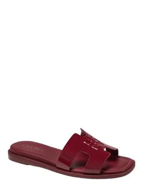 Dkny Columba Slide Sandal - Ruby Red