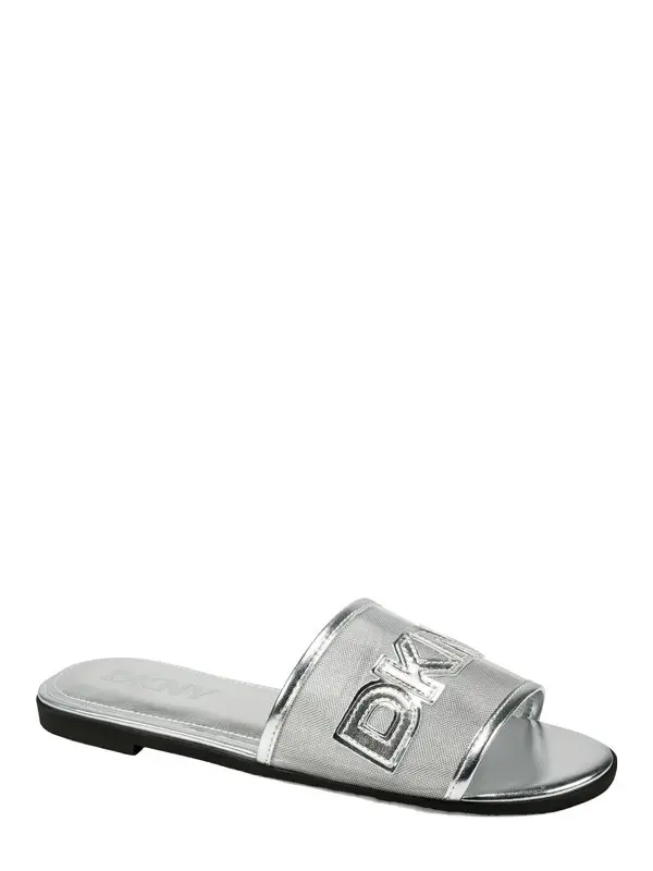 Dkny Wren Slide Sandal - Silver