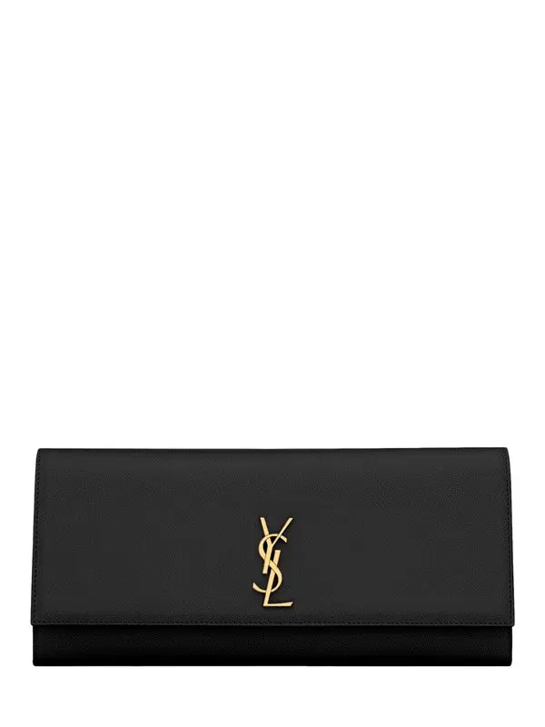 Saint Laurent Kate Chain Wallet - Black