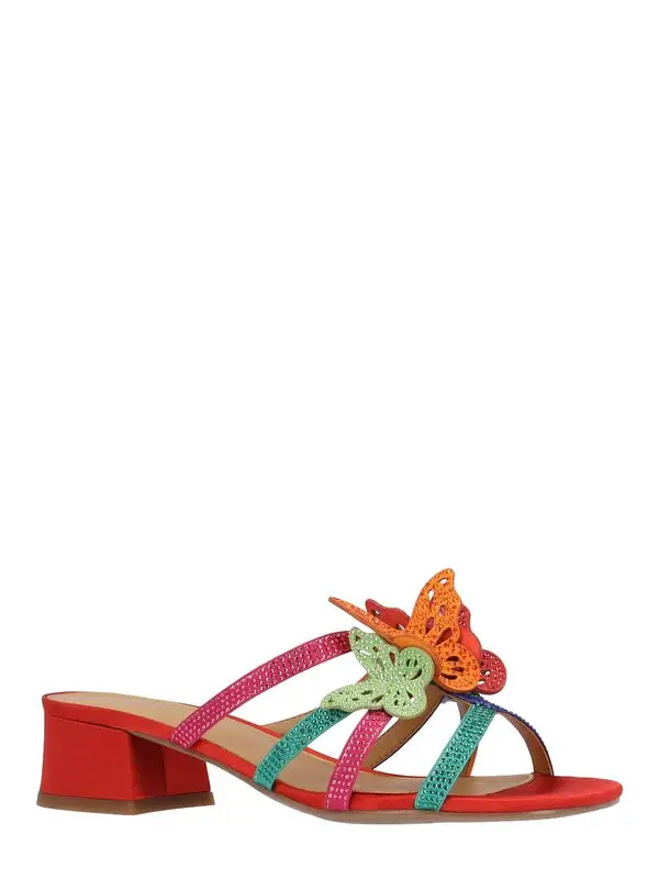 J. Reneé Butterfly Block Heel Sandal - Bright Multi