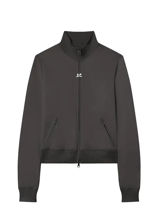 COURRÃ¨GES Signature Tracksuit Jacket - Grey