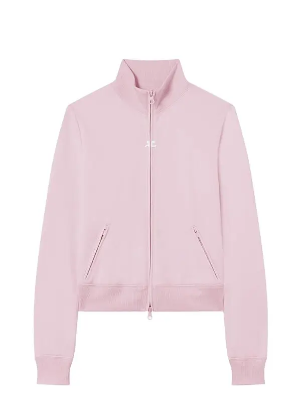 COURRÃ¨GES Signature Tracksuit Jacket - Pink