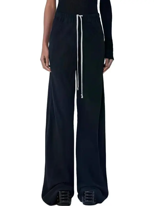 Rick Owens Drawstring Wide-leg Trousers - Black