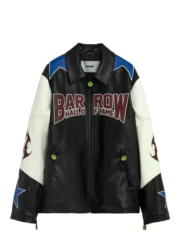 BARROW Logo-print Jacket - Black