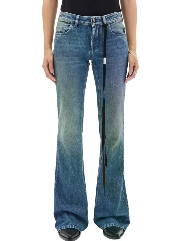 ANN DEMEULEMEESTER Xyla Slim-fit Bootcut Jeans - Blue
