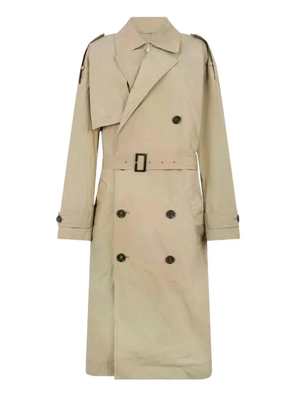 Dsquared2 Belt Double-breasted Trench Coat - Neutrals