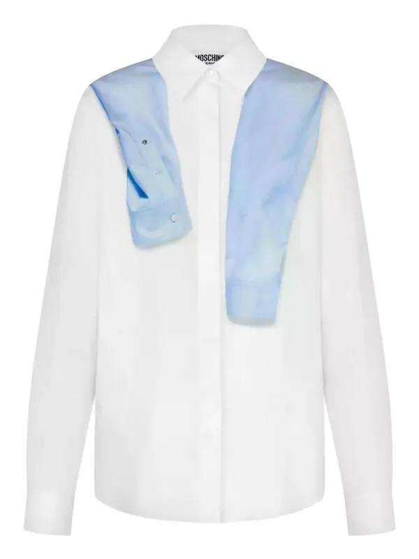 Moschino Trompe-l'œil Print Shirt - White