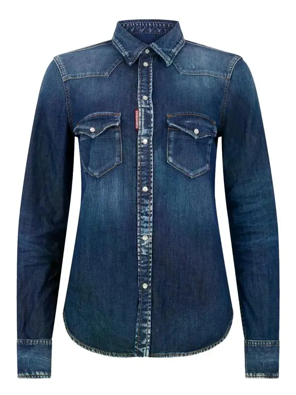 Dsquared2 Buttoned Shirt - Blue