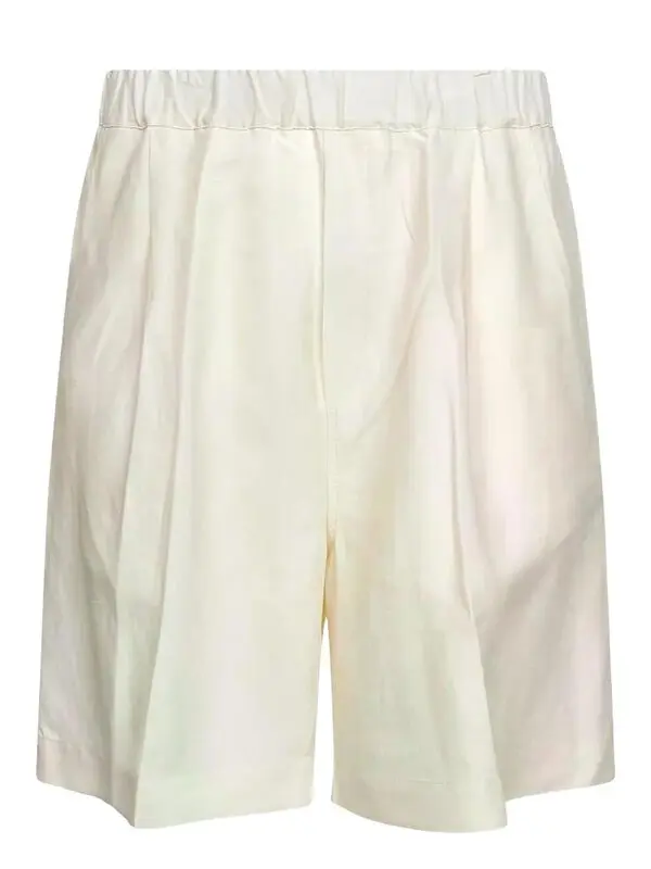 LANEUS Pleated Shorts - Neutrals