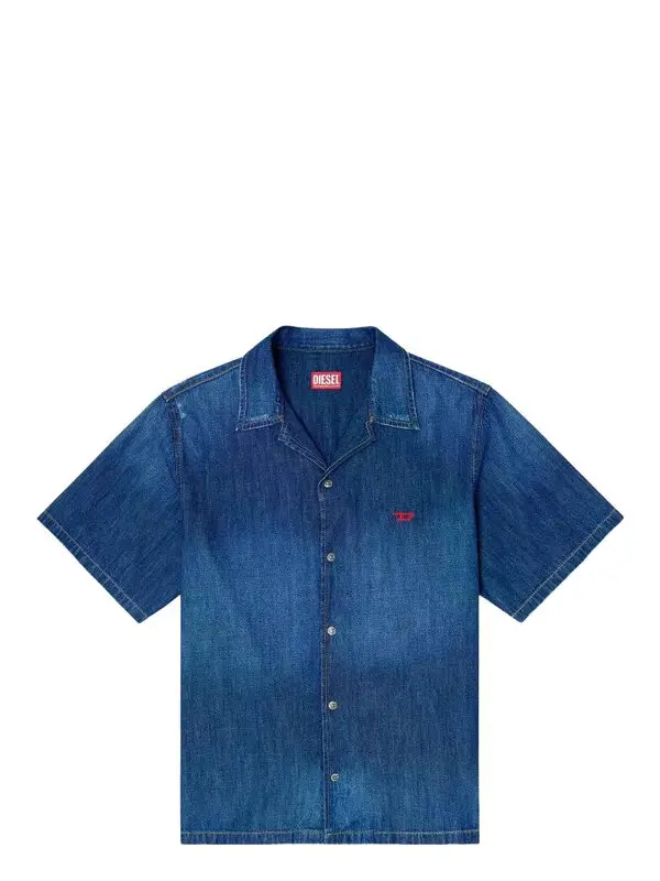DIESEL D-nabil-d Short-sleeve Shirt - Blue