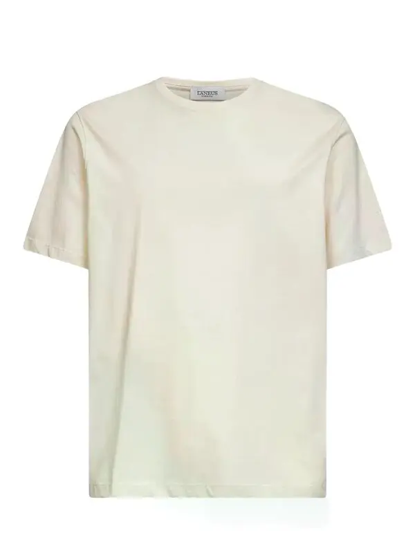 LANEUS Crew-neck T-shirt - Neutrals