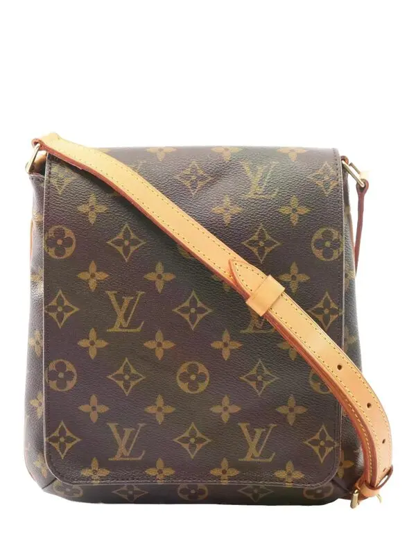 LOUIS VUITTON 2003 Monogram Musette Salsa Long Strap Crossbody Bag - Brown