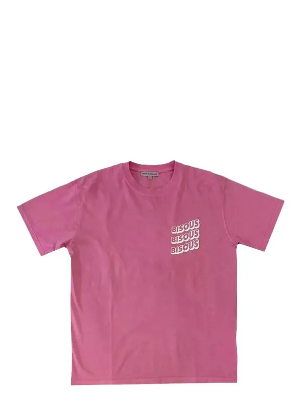 BISOUS SKATEBOARDS Sonics Printed T-shirt - Pink