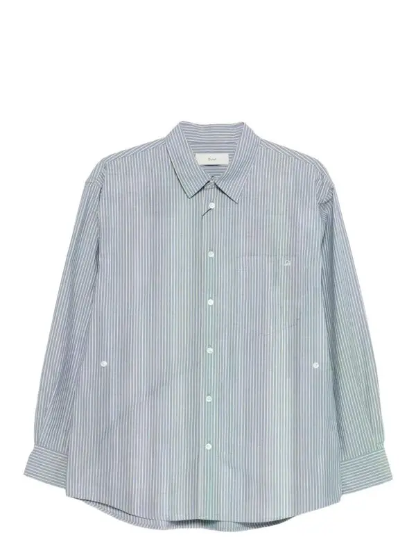 DUNST Striped Shirt - Blue