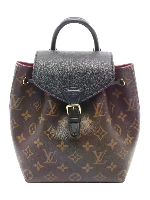 LOUIS VUITTON 1990-2010 Monogram Montsouris Bb Backpack - Brown