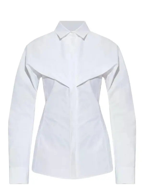 Jacquemus Shawl-collar Shirt - White
