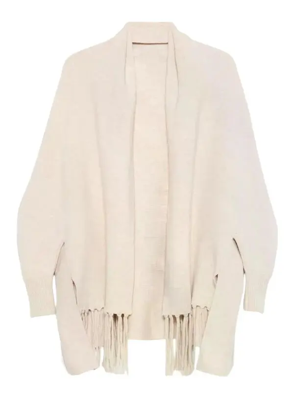 PHILO-SOFIE Fringed Cardigan - Neutrals