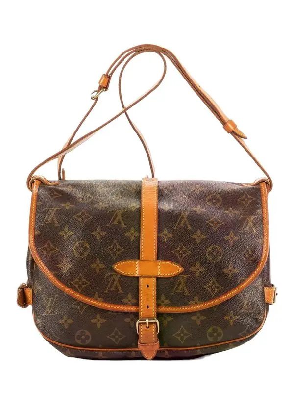 LOUIS VUITTON 1925 Mm Saumur Monogram Shoulder Bag - Brown