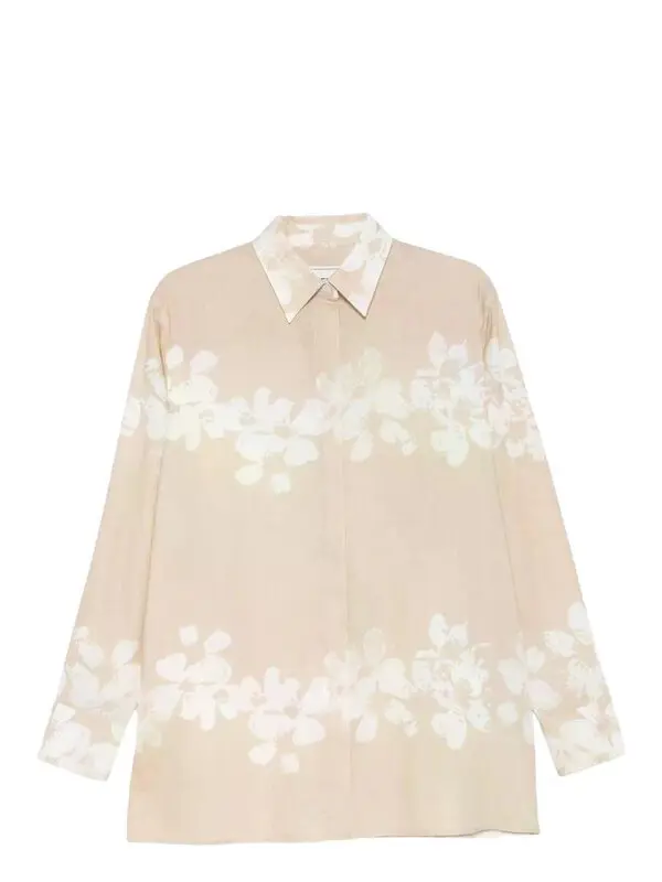 Iceberg Floral Shirt - Neutrals