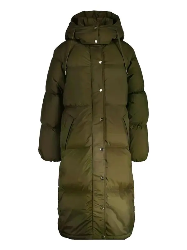 Gant Hooded Long Coat - Green