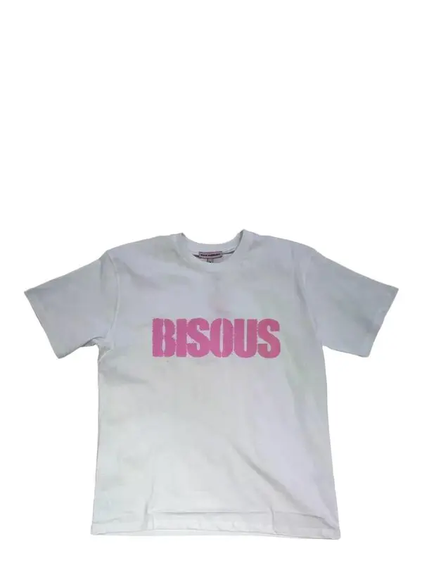 BISOUS SKATEBOARDS Logo-print T-shirt - White