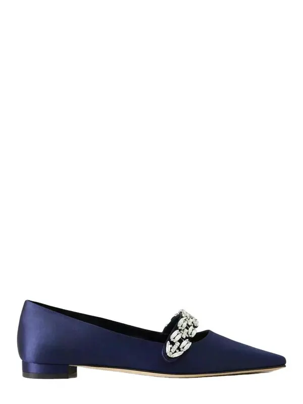 Manolo Blahnik Tamolflat Point-toe Pumps - Blue