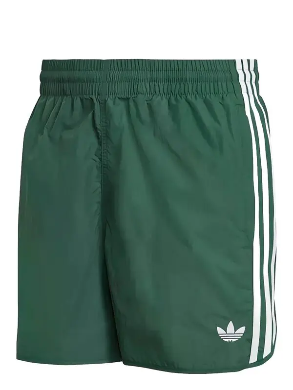 Adidas Sprinter Three-stripe Shorts - Green