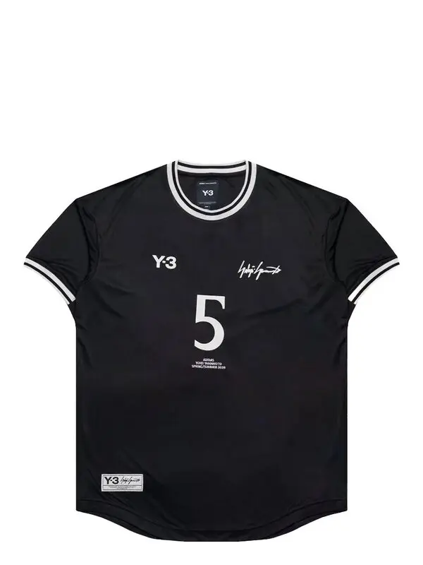 Y3 Elite 5 Football T-shirt - Black