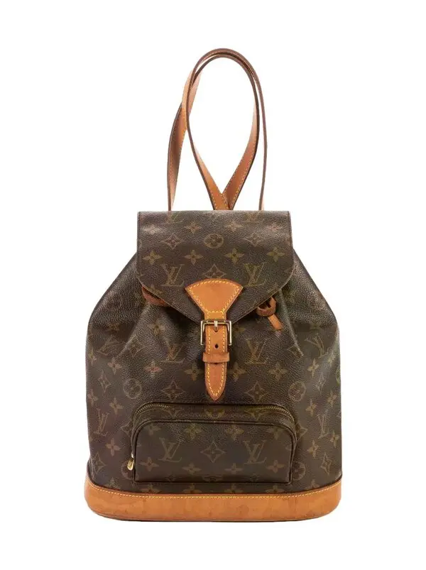 LOUIS VUITTON 1998 Mm Montsouris Monogram Backpack - Brown