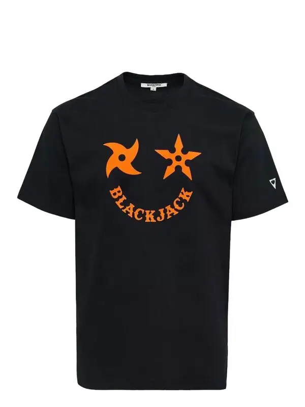 BLACKJACK Shuriken Graphic T-shirt - Black