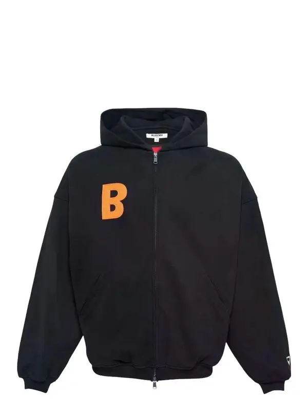 BLACKJACK Sumo Hooded Zip Jacket - Black