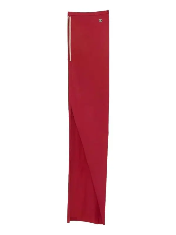 MONCLER + RICK OWENS Long Skirt - Red