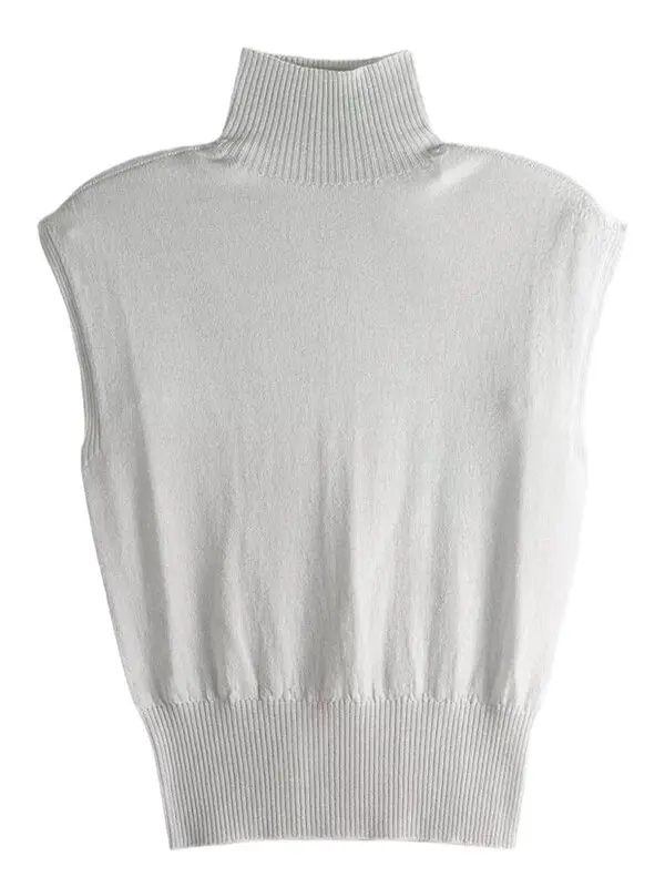Rick Owens Ribbed Turtleneck Sweater - Grey