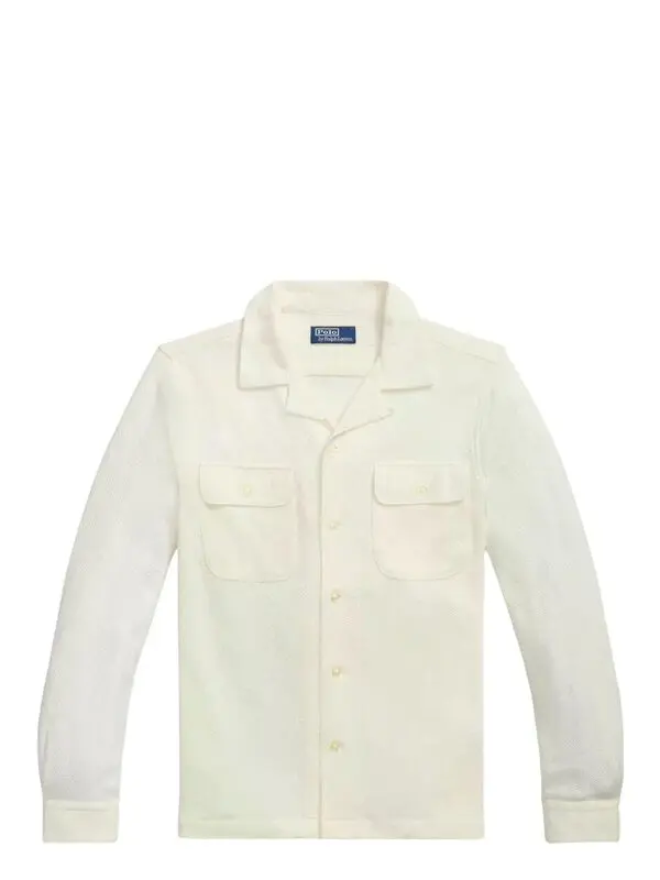 Polo Ralph Lauren Honeycomb–textured Shirt - Neutrals
