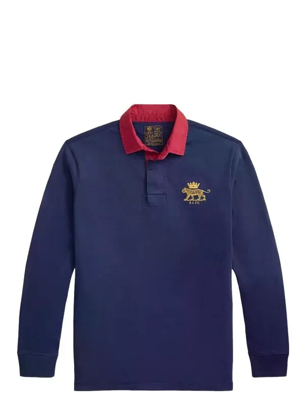 Polo Ralph Lauren Embroidered Rugby Polo Shirt - Blue