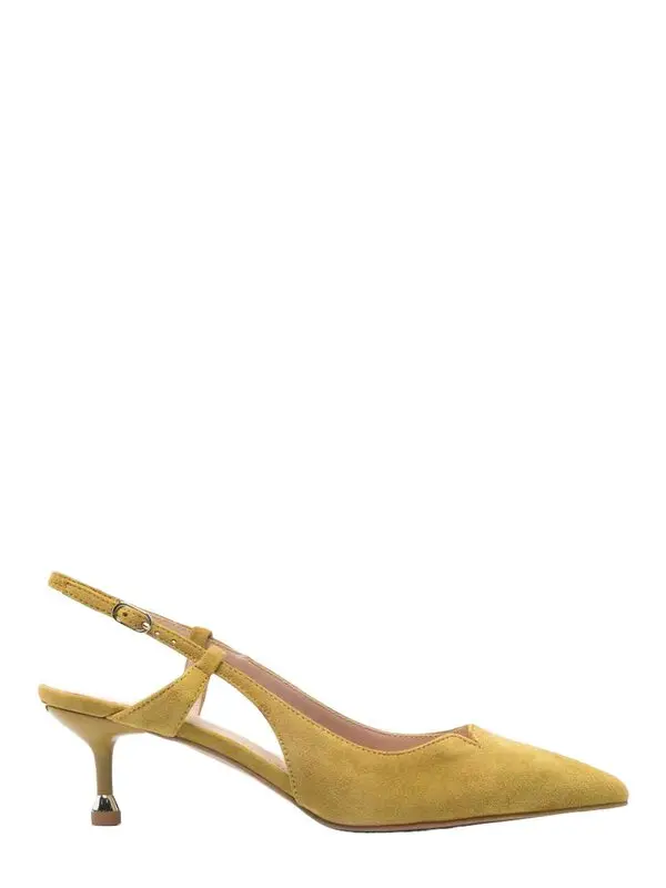 Liu Jo Pointed Toe Slingback Pumps - Yellow