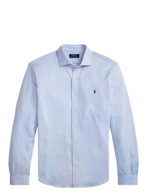 Polo Ralph Lauren Waffle Collar Shirt - Blue