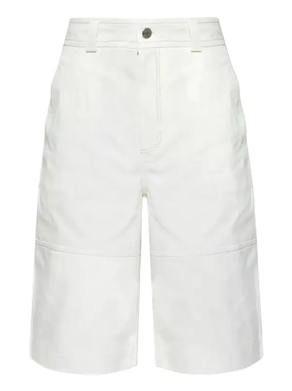 Ami Denim Shorts - White
