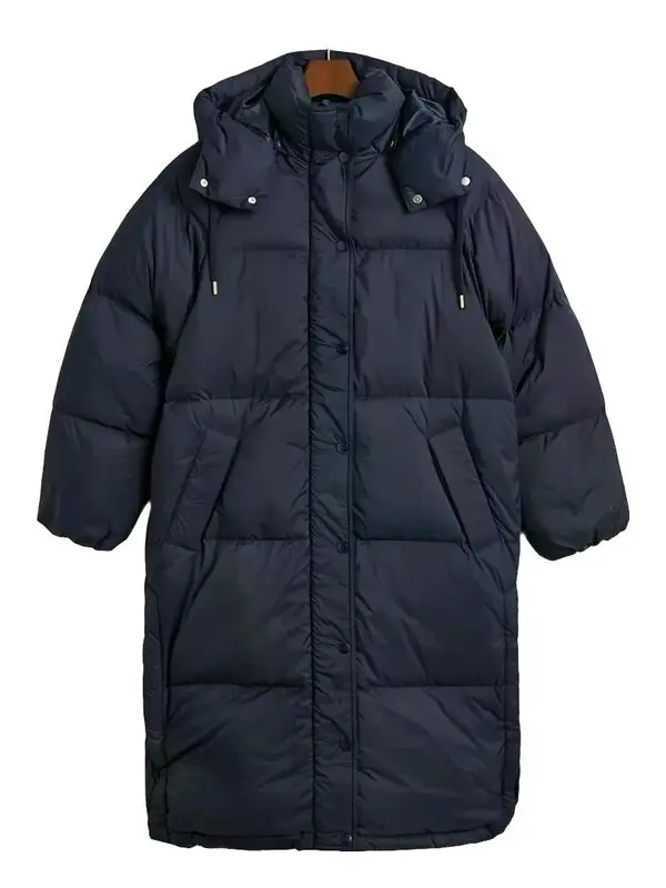 Gant Hooded Quilted Coat - Blue