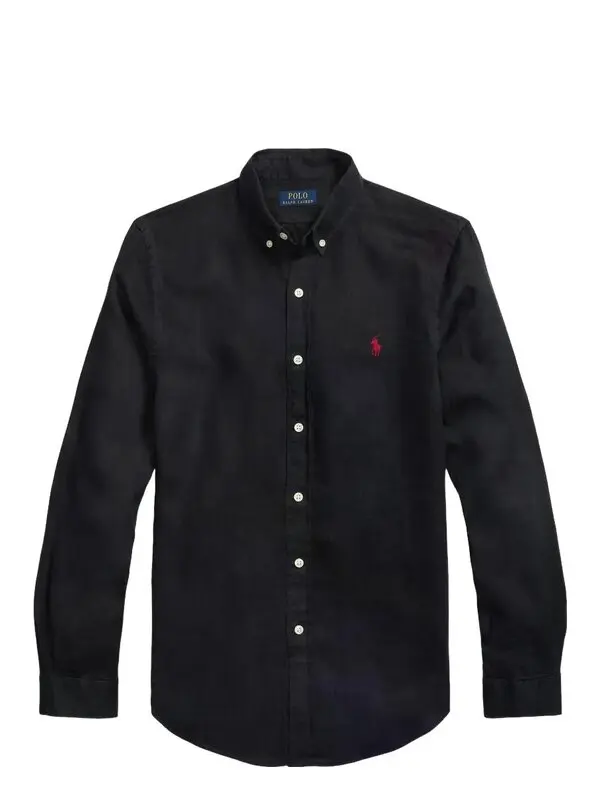 Polo Ralph Lauren Button-down Long-sleeves Shirt - Black