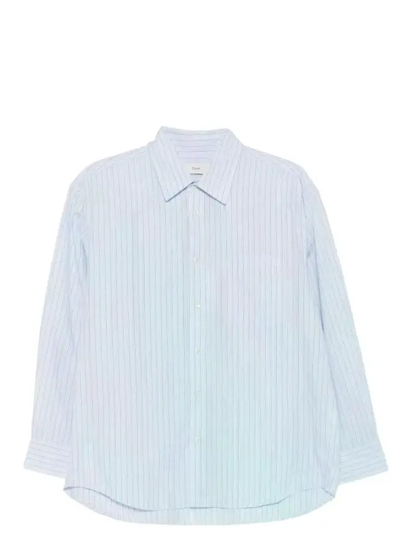 DUNST Striped Shirt - Blue