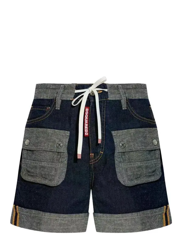 Dsquared2 Pocket Cargo Shorts - Blue