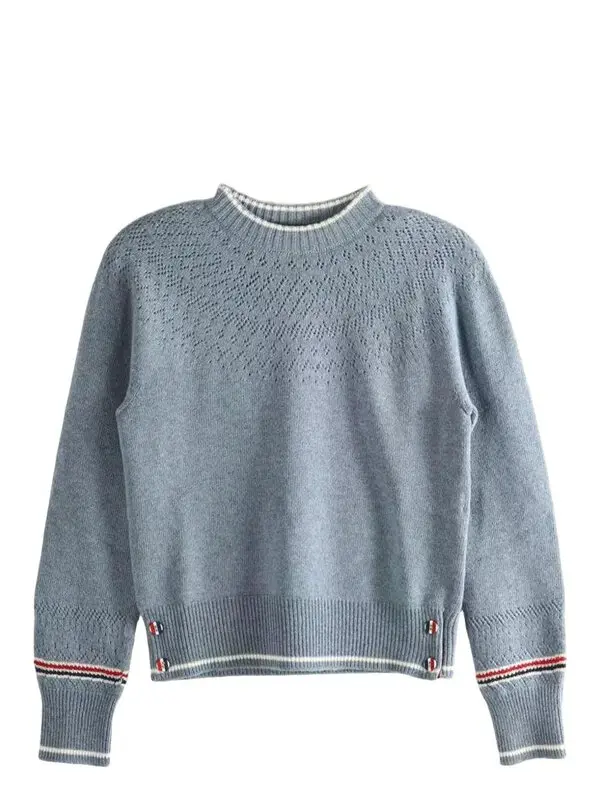 Thom Browne Striped Sweater - Blue