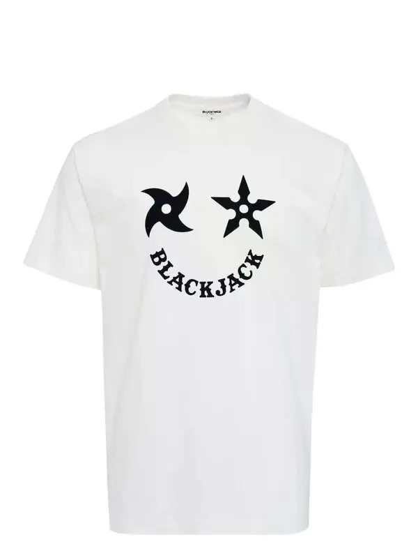 BLACKJACK Shuriken Graphic T-shirt - White
