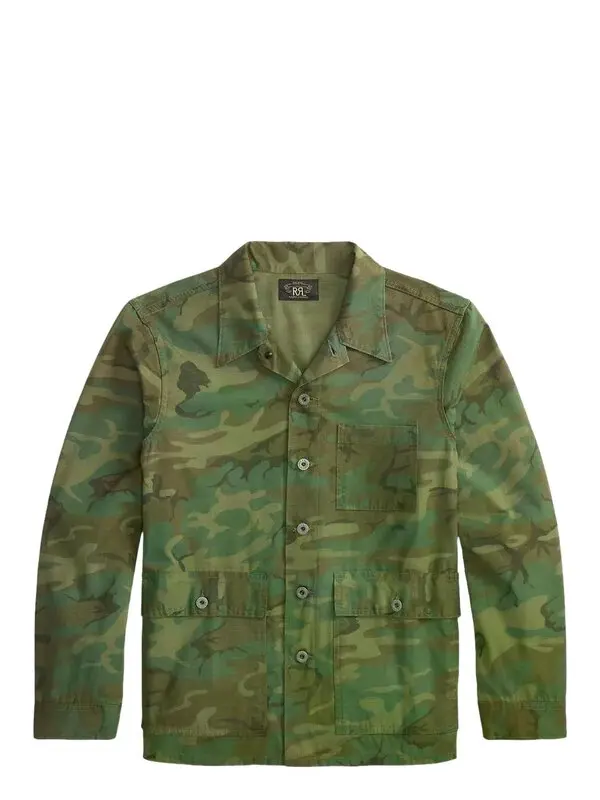 Ralph Lauren Camouflage Pocket Shirt - Green