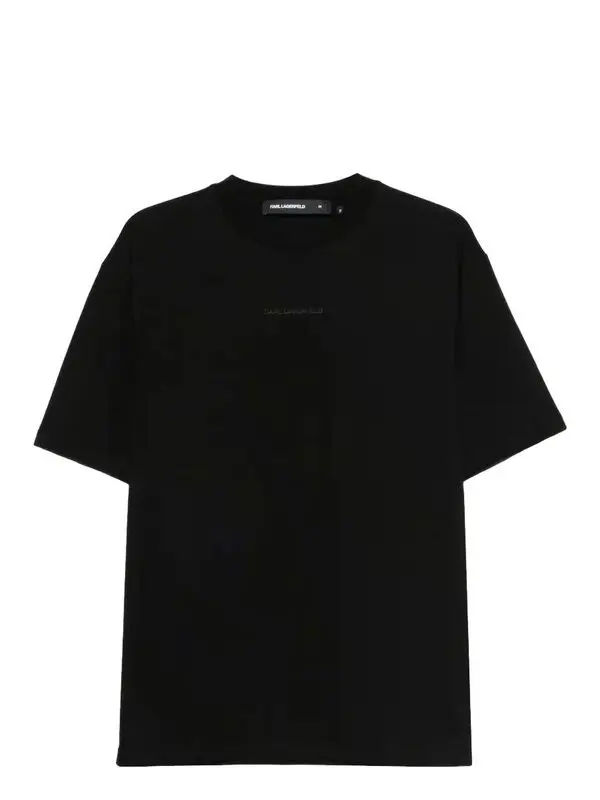 Karl Lagerfeld Logo-motif T-shirt - Black