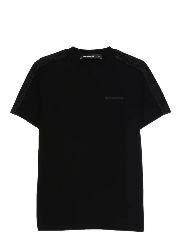 Karl Lagerfeld Crew-neck Short-sleeve T-shirt - Black
