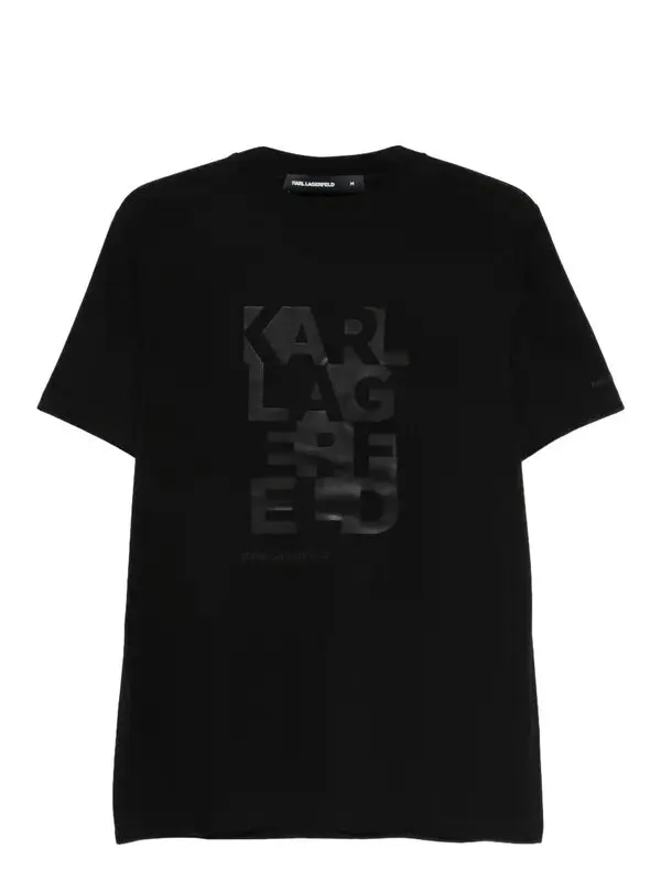 Karl Lagerfeld Logo-motif T-shirt - Black