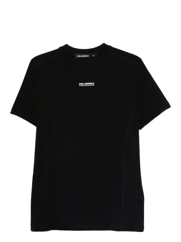 Karl Lagerfeld Logo-motif T-shirt - Black